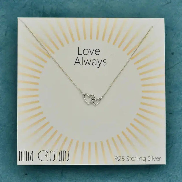 Nina Designs Necklace: Mother and Daughter Hearts (Love Always) – ESSE ...