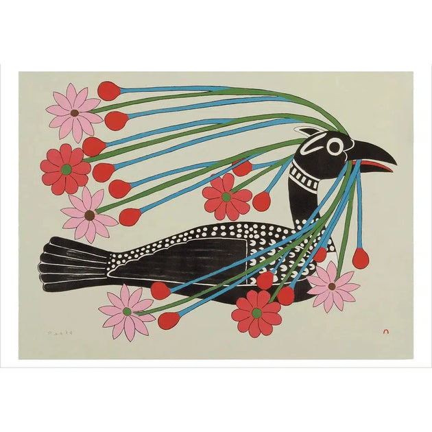 Pomegranate Birthday Card: Kenojuak Ashevac, Courting Loon – ESSE Purse ...