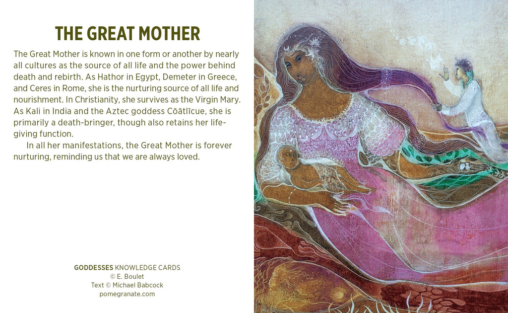 Pomegranate Knowledge Cards: Goddesses – ESSE Purse Museum & Store