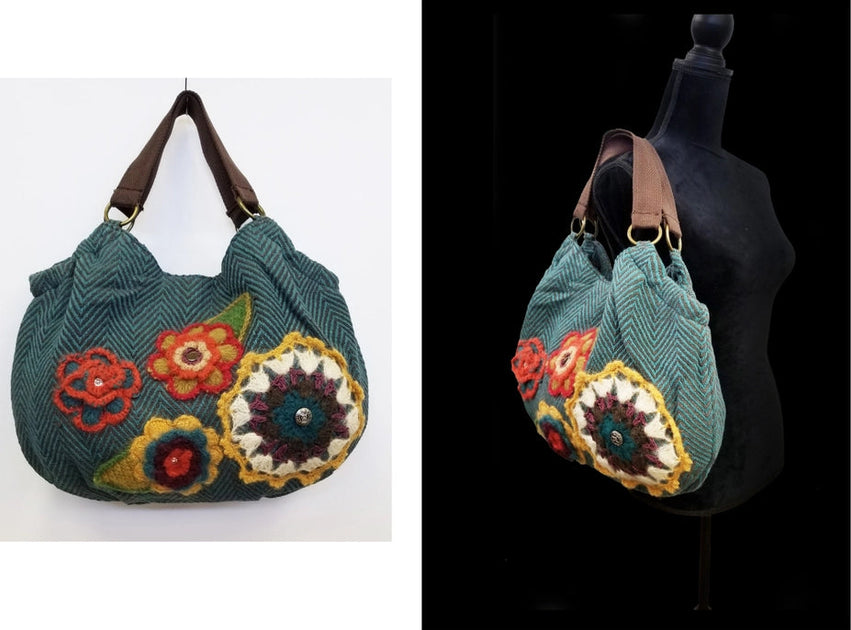 Ricki Designs Bag: Hearringbone Hobo – ESSE Purse Museum & Store