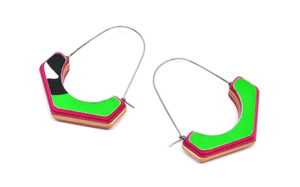 Tara Locklear Earrings: Arc Tall Hoops – ESSE Purse Museum & Store