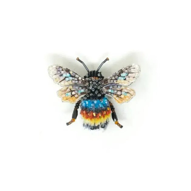 Trovelore Brooch: Striped Bee – ESSE Purse Museum & Store