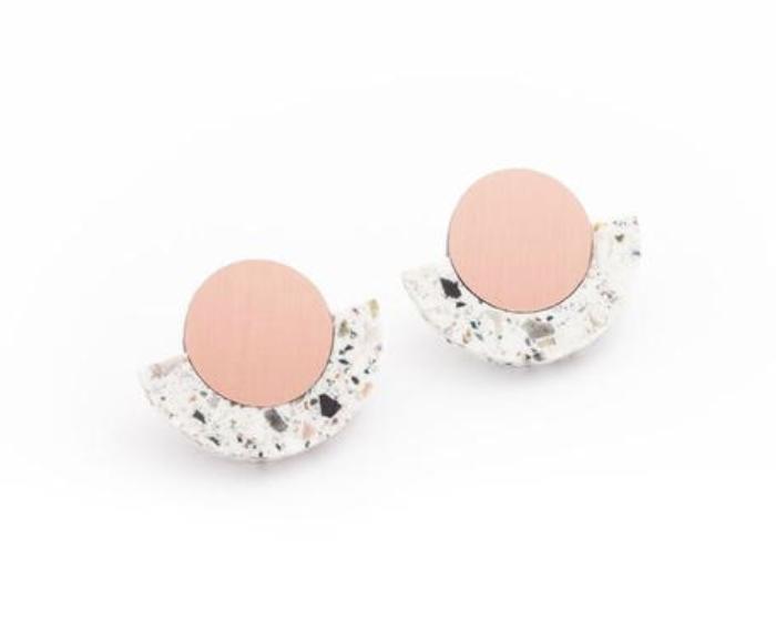 dconstruct Earrings: Corian Arc Circle – ESSE Purse Museum & Store
